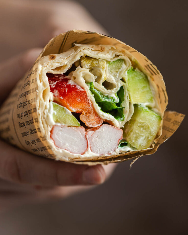 Lavash Bread Wrap Recipe (California Roll Wrap)