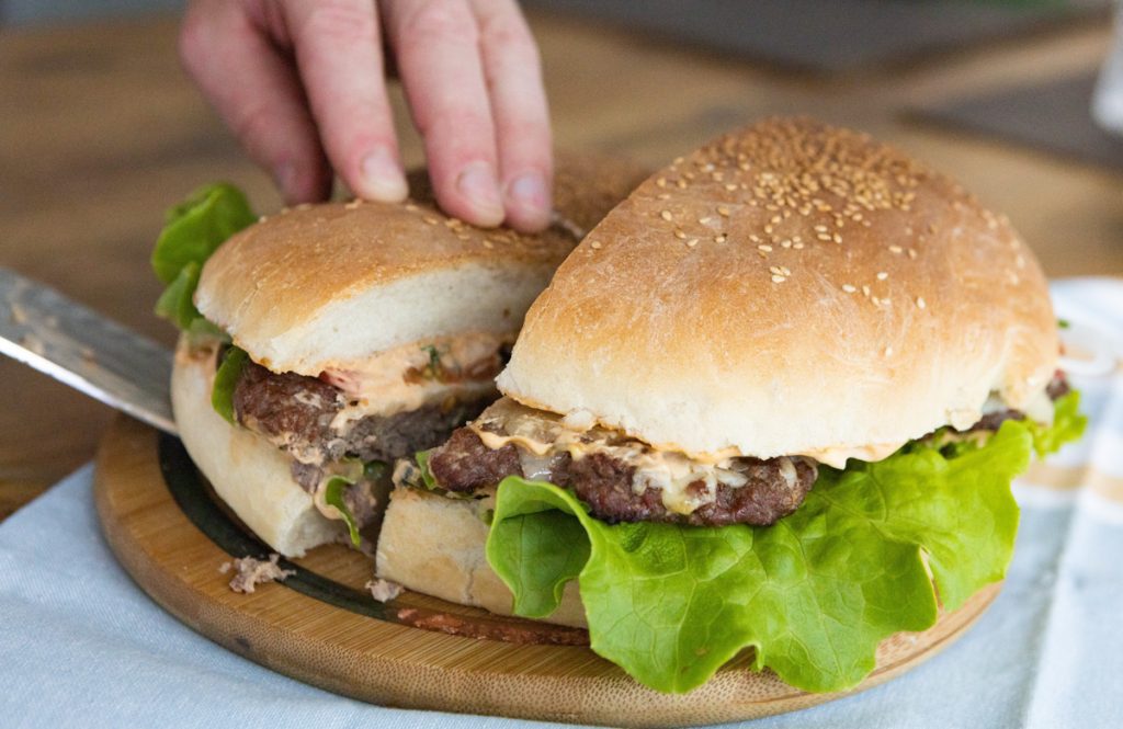 XL Family Farmhouse Burger with Grilled Beef