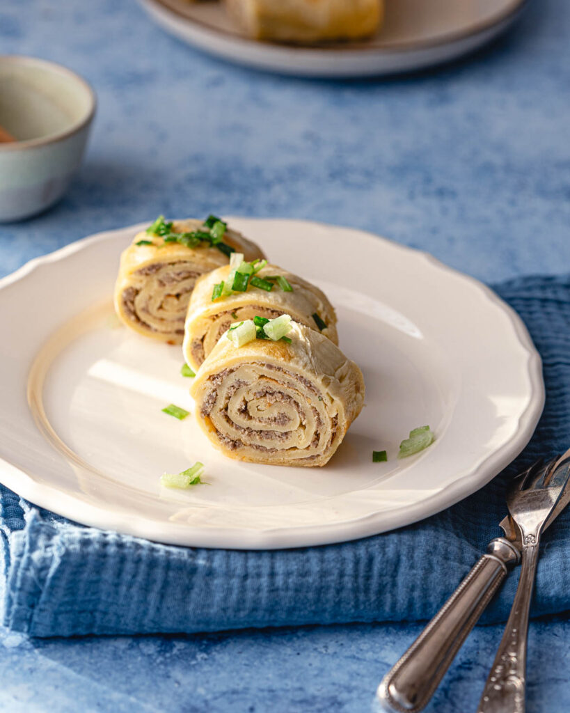 Pancake Roll with Minced Beef