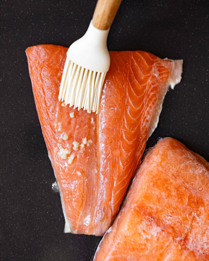 Easy One Pan Salmon With Roasted Spring Vegetables - FoodyWise